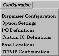 Configuration Menu